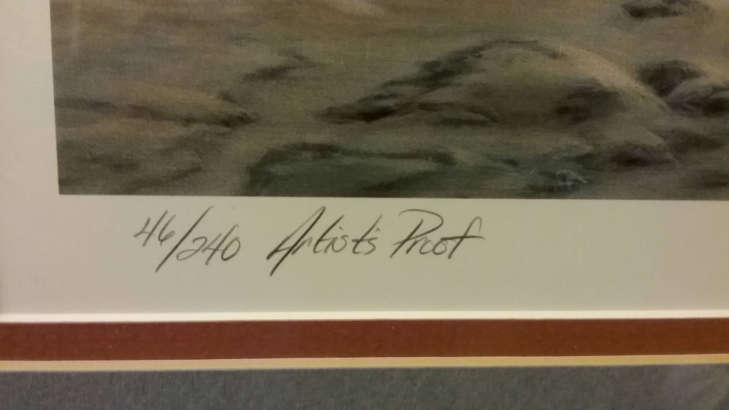 Terry Redlin "coming Home" Artist Proof Lithograph 46/240 Coa Very RARE ...