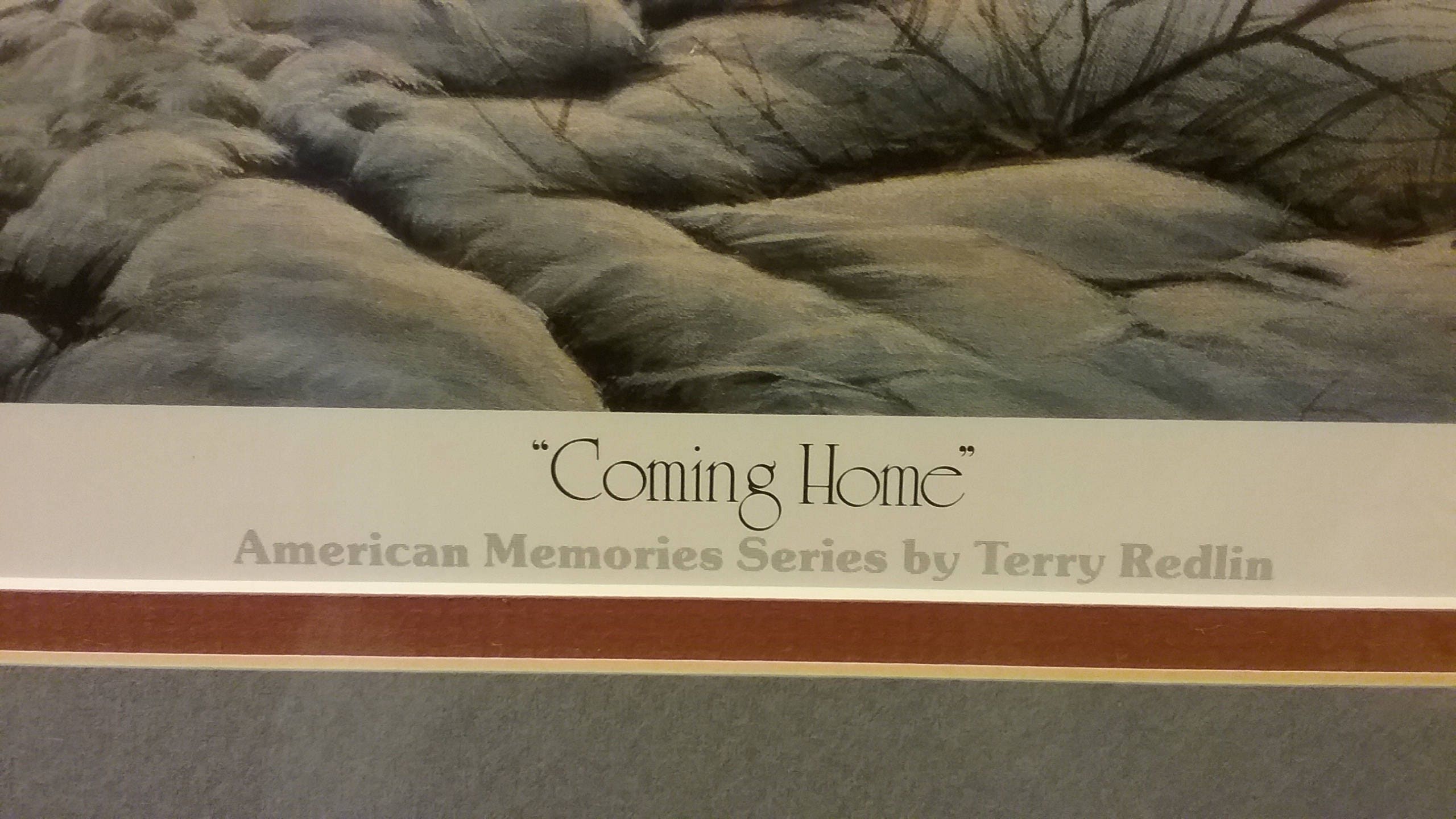 Terry Redlin "coming Home" Artist Proof Lithograph 46/240 Coa Very RARE ...