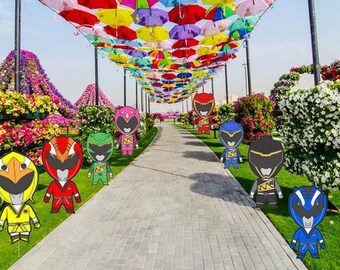 Power rangers banner | Etsy