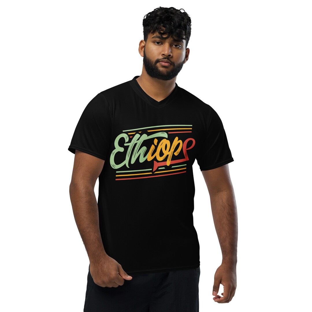 Ethiopian Flag T-shirt: Recycled Polyester, Moisture-wicking - Etsy
