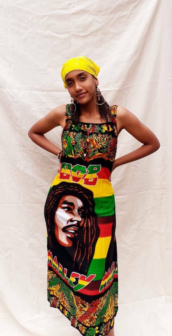 Bob Marley Dress Rastafarian clothing Rastafarians dress | Etsy