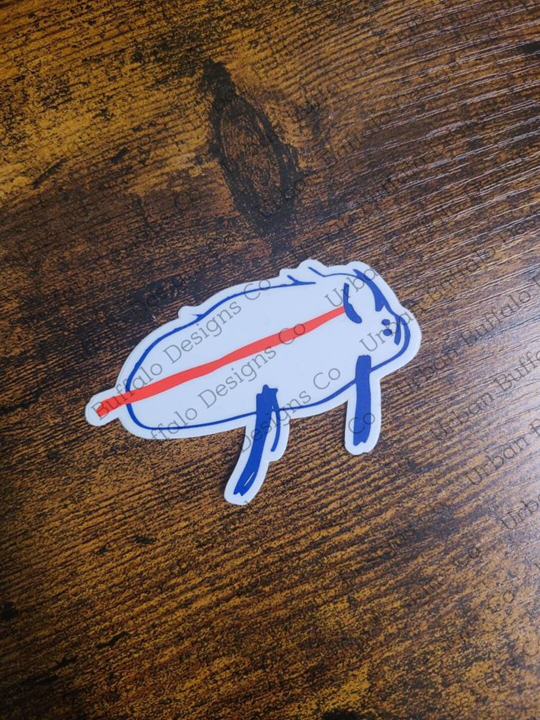 Josh Allen Buffalo Logo Sticker - Etsy