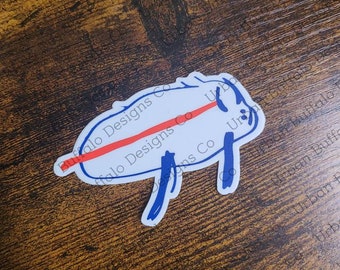 JOSH ALLEN Buffalo Bills Jumping Sticker Weatherproof Vinyl Hydroflask ...