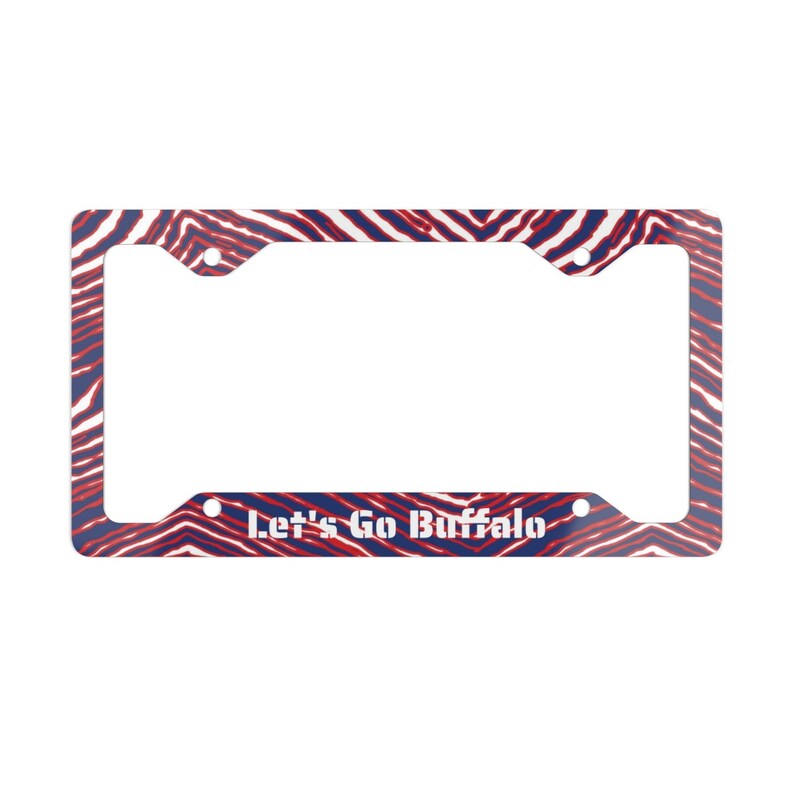 Buffalo Zuba Metal License Plate Frame - Etsy
