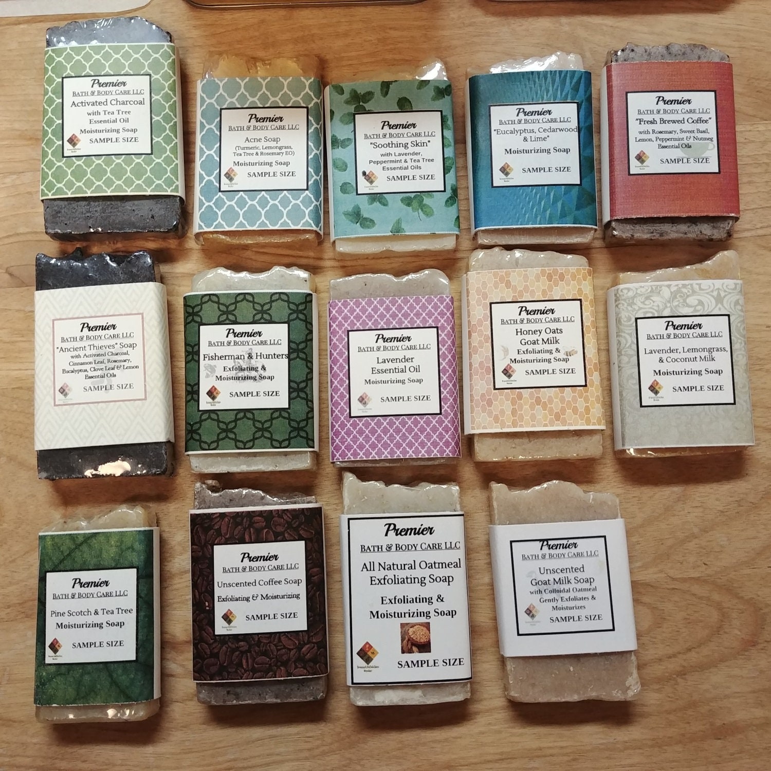 Soap Sampler Set | Soap Ends | Handmade Soap | Individually Wrapped ...