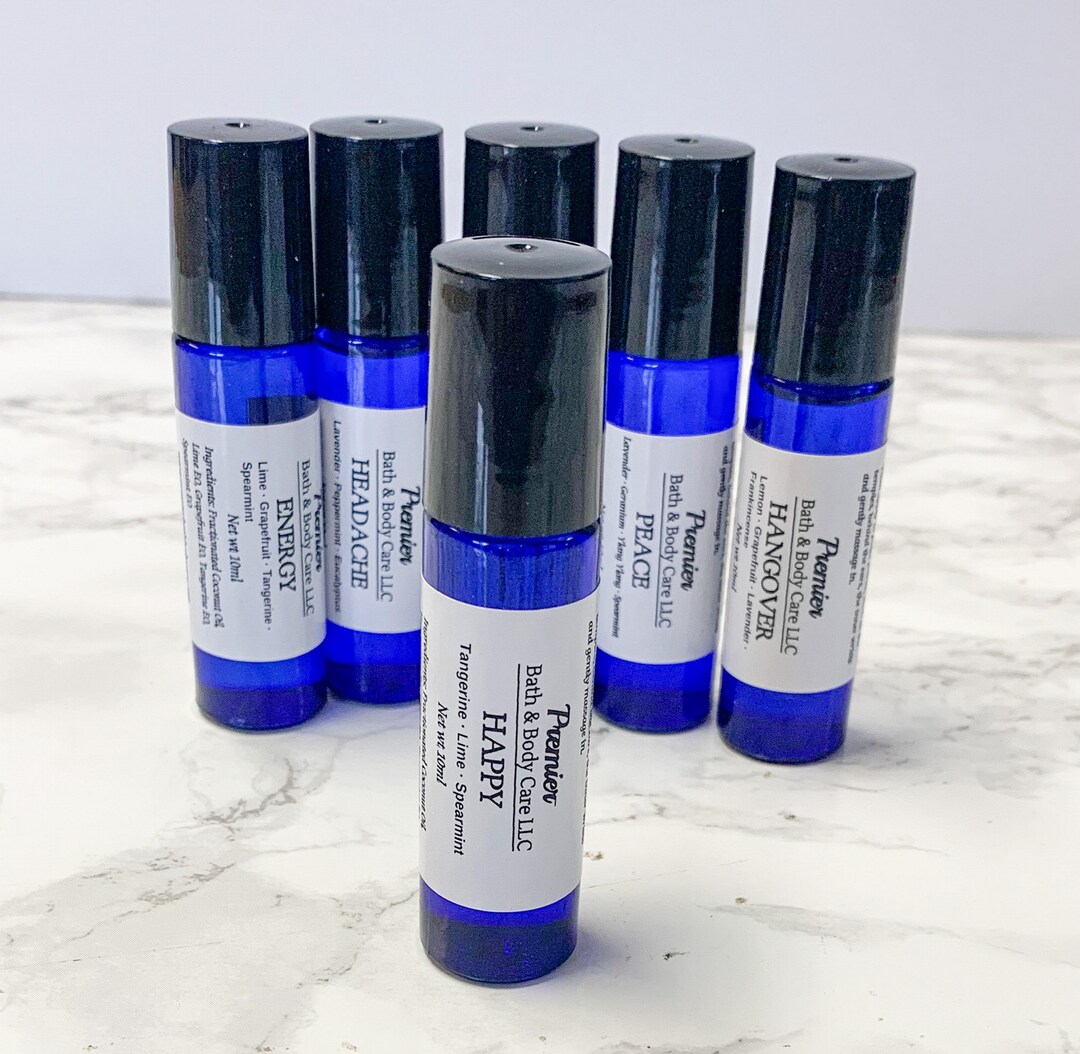Happy Essential Oil Roll On, Natural Aromatherapy Roll On - Etsy