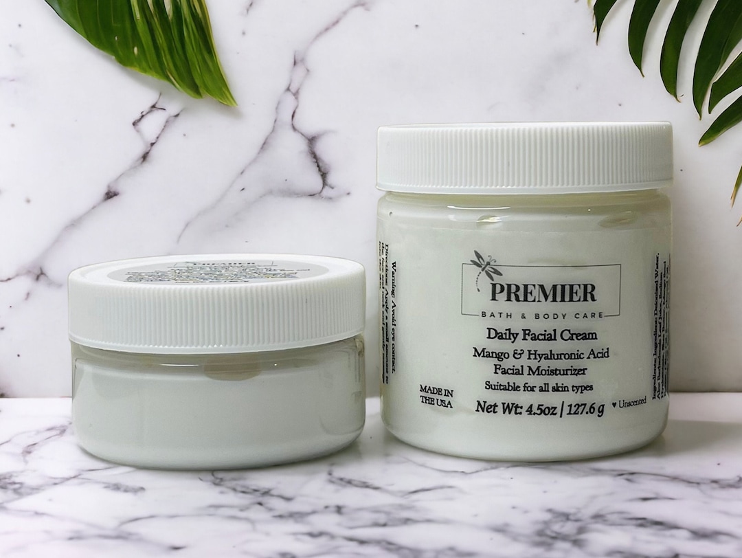 Hydrating Mango Face Cream, Daily Facial Cream With Hyaluronic Acid ...