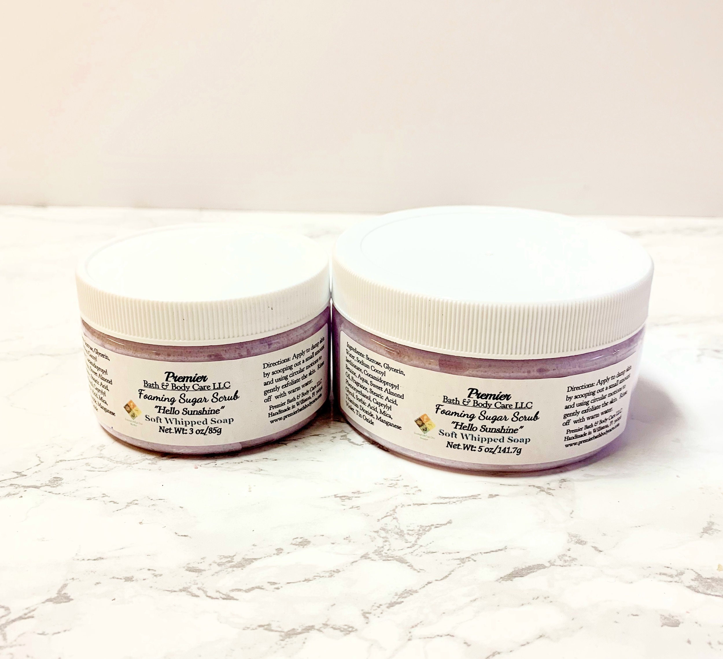 Whipped Sugar Scrub Soap, Exfoliating Scrub,