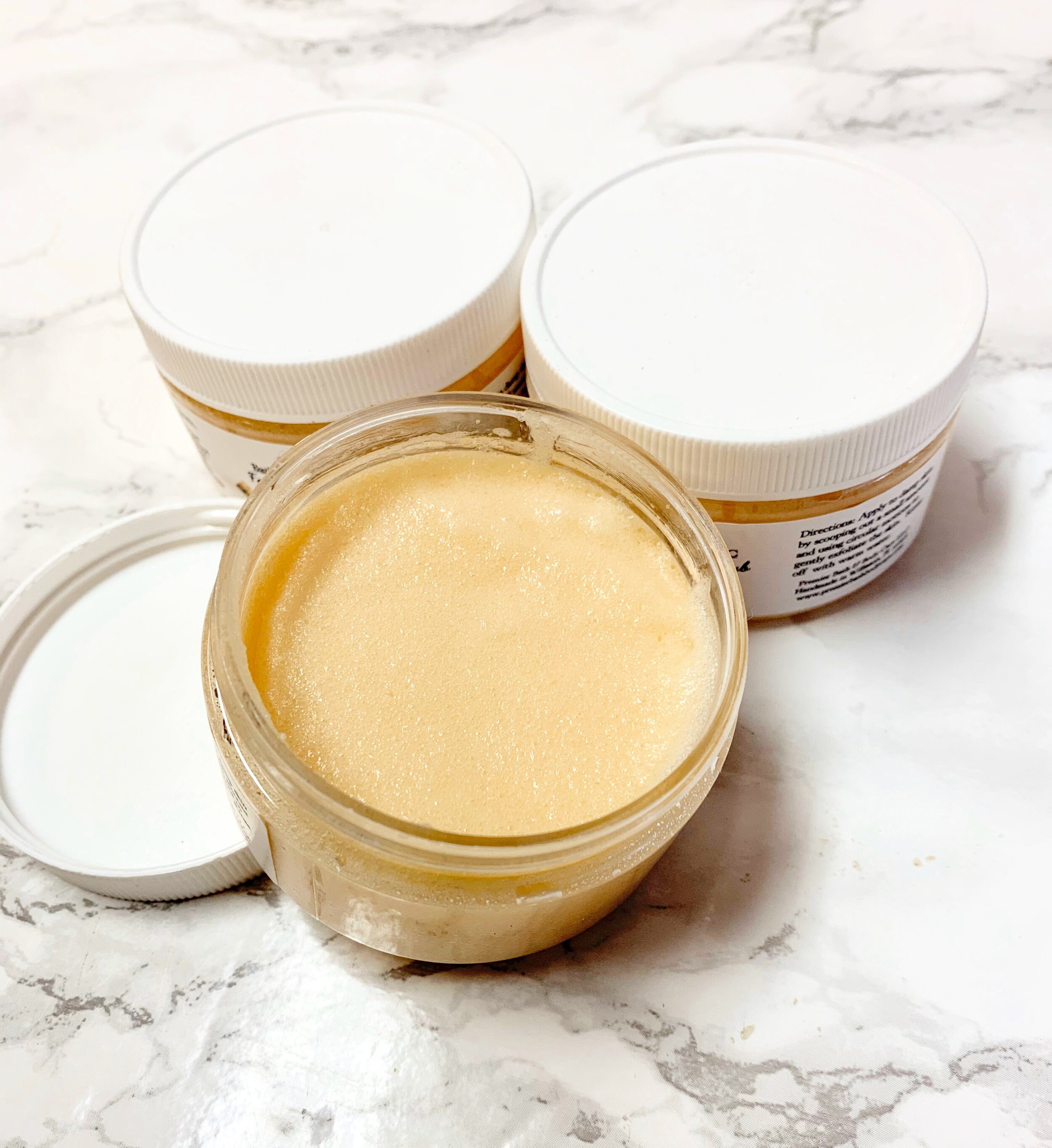 Whipped Sugar Scrub Soap, Exfoliating Scrub,