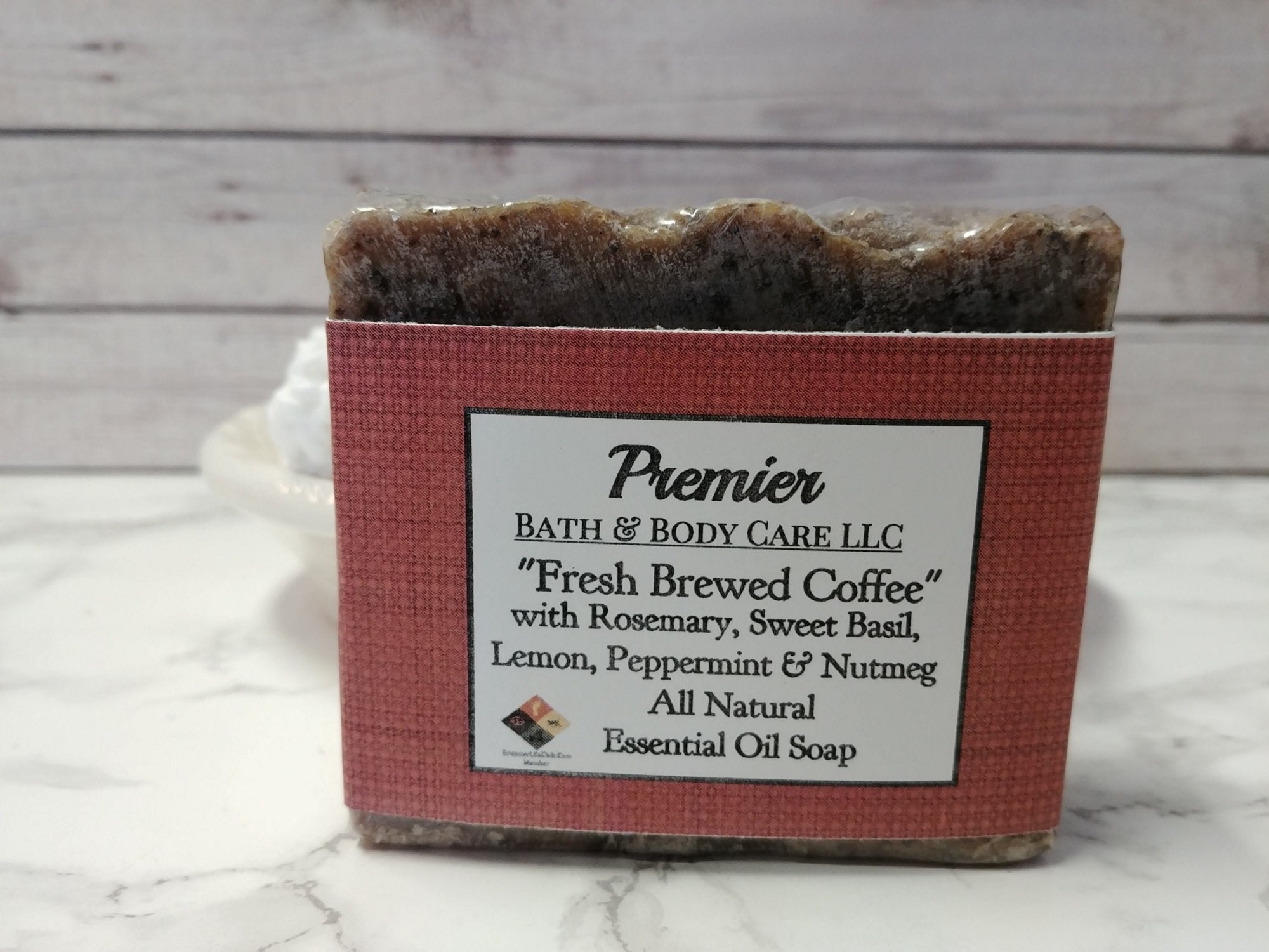 All Natural Coffee Soap, Exfoliating Coffee Scrub Soap Bar
