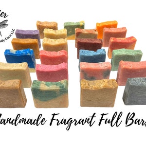 Handmade Moisturizing Scented Soap Bars, Bar Soaps, U PICK - Etsy