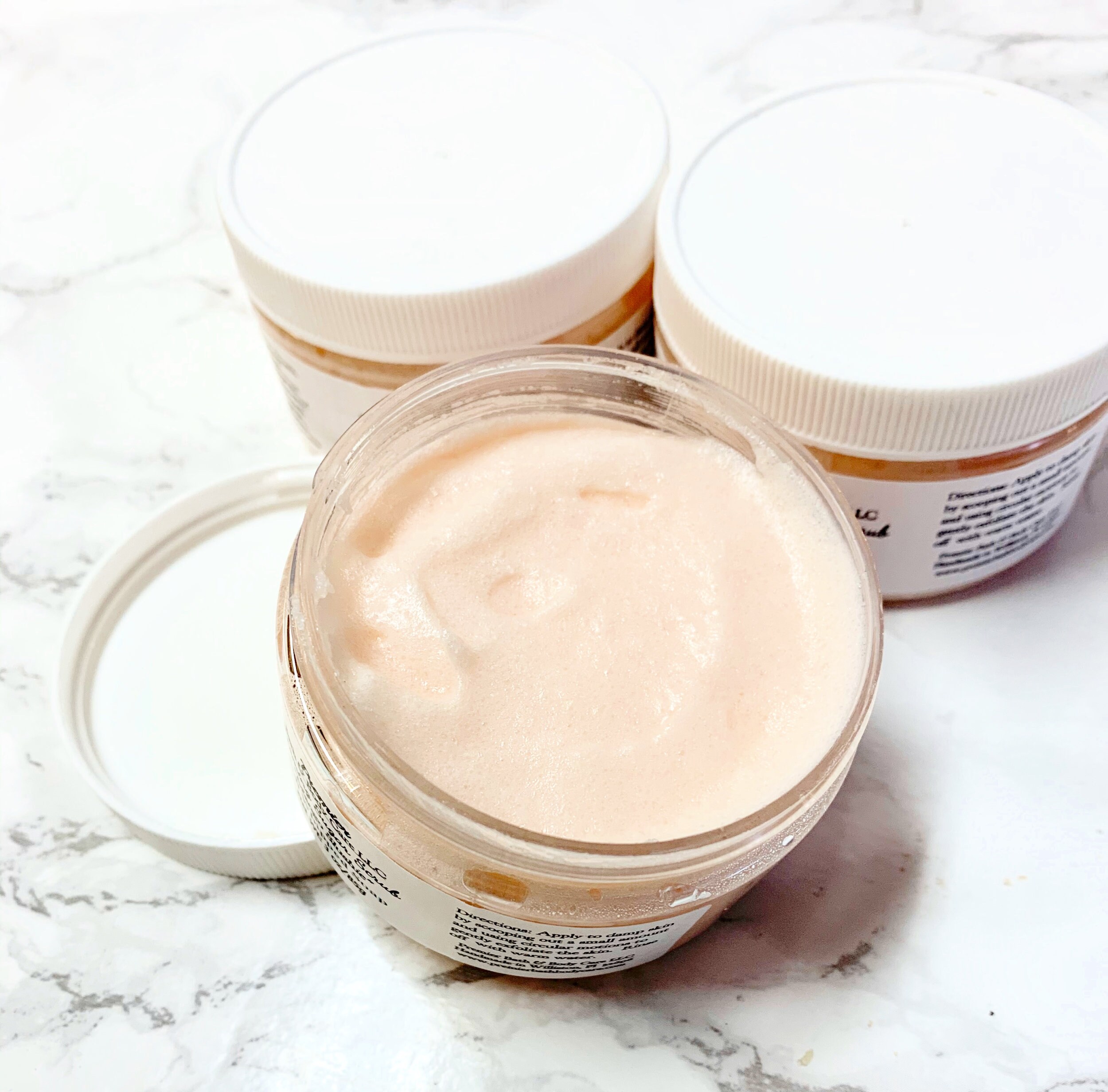 Whipped Sugar Scrub Soap, Exfoliating Scrub,