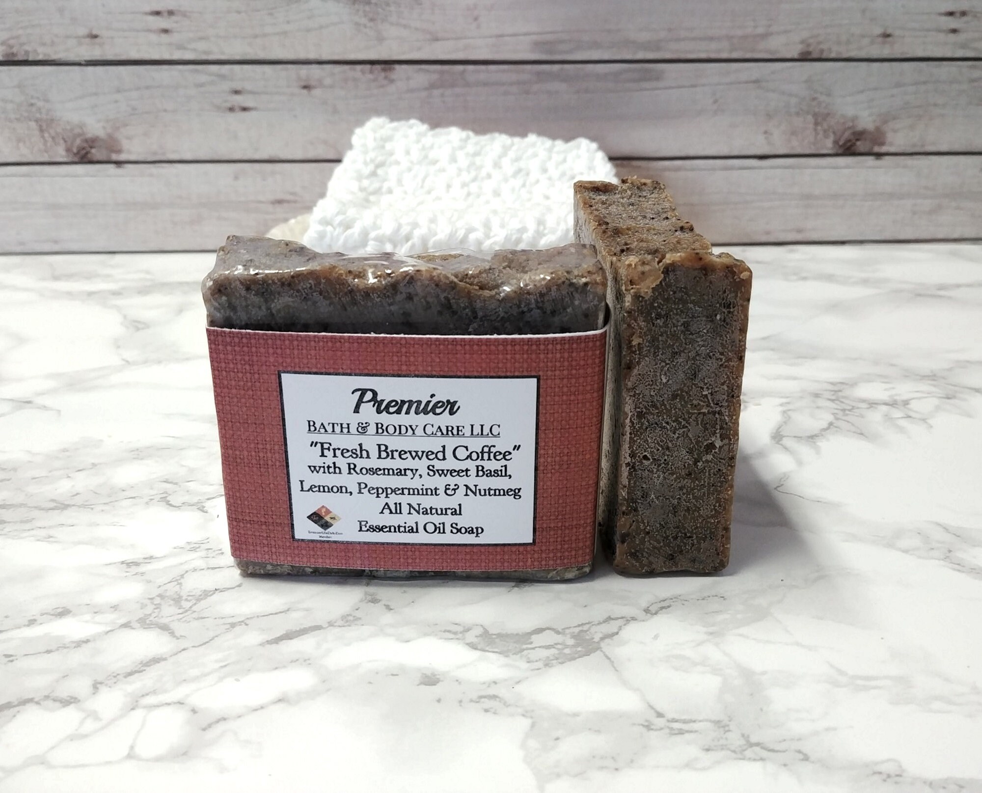 All Natural Coffee Soap, Exfoliating Coffee Scrub Soap Bar