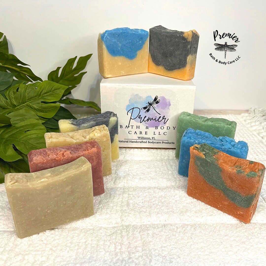Pack of 5 Assorted Men's Soap Bars Box Set, Men's Scented Bar Soaps ...