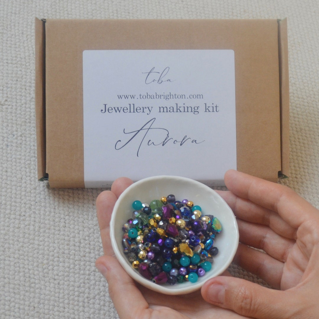 Earring Making Kit Including Beads, Make Your Own Earrings, Beginners ...