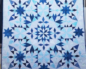 Handmade Quilt- 'alaska' -designed Bylaundry Basket Quilts-rainbow ...