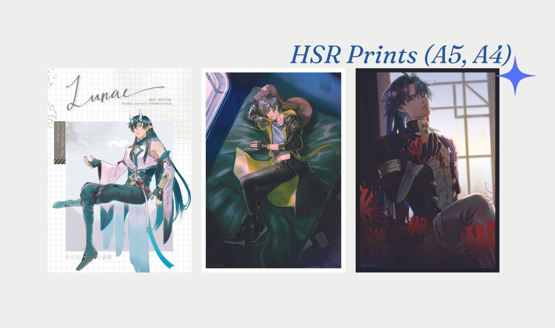 CLEARANCE HSR Honkai: Star Rail Prints A4 A5 - Etsy