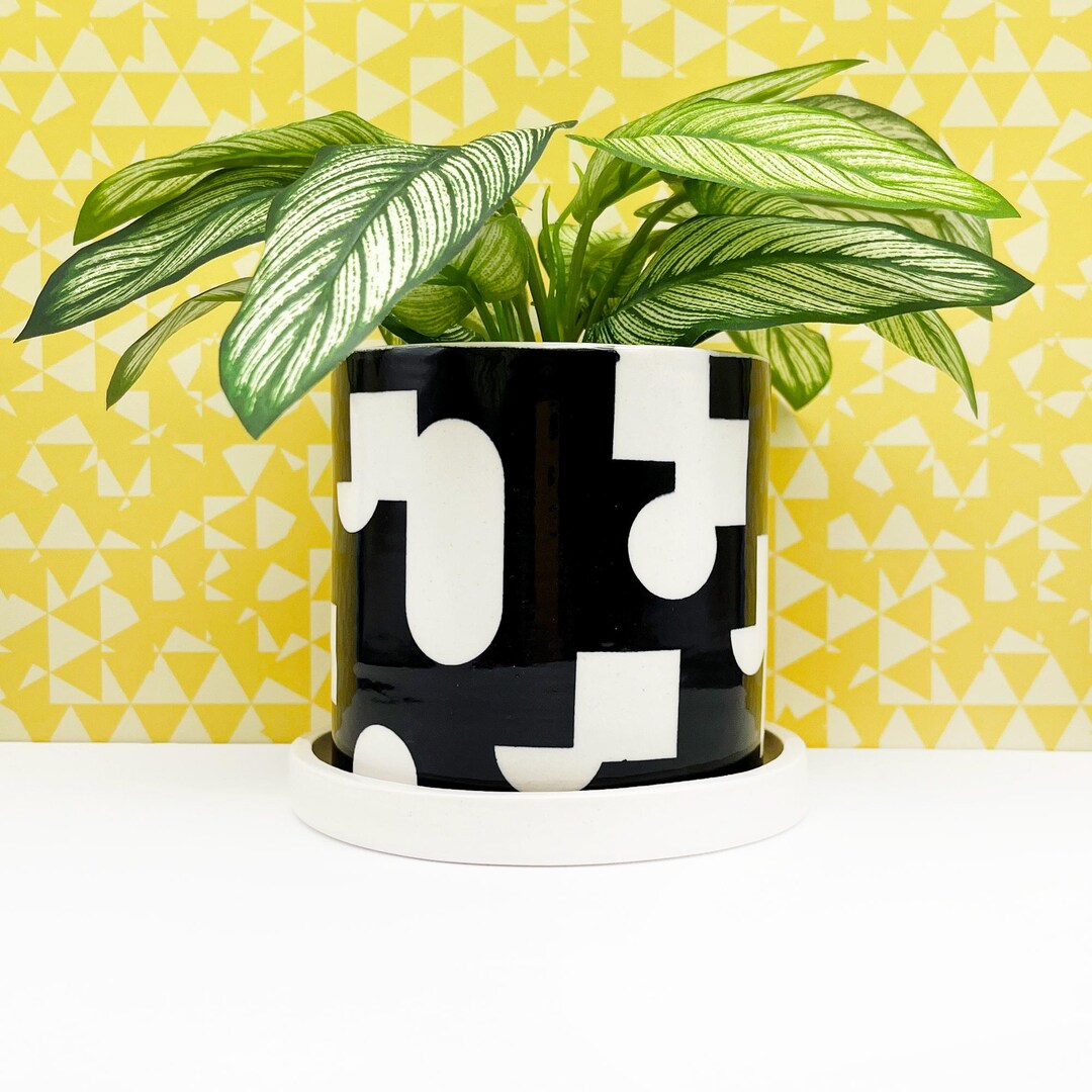 Shape Spots Ceramic Planter-medium - Etsy