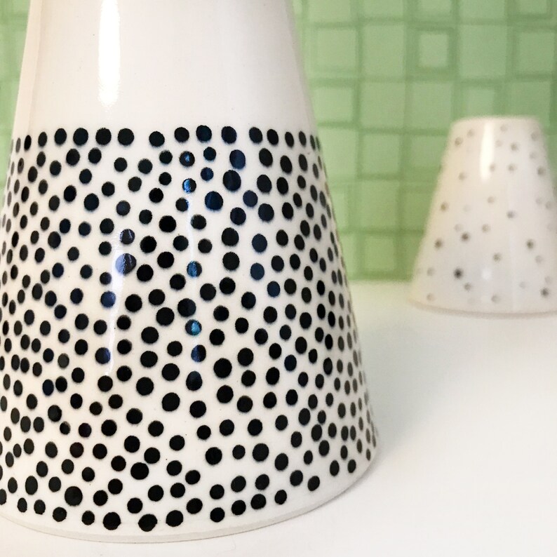 Dotted Ceramic Bud Vase tall | Etsy