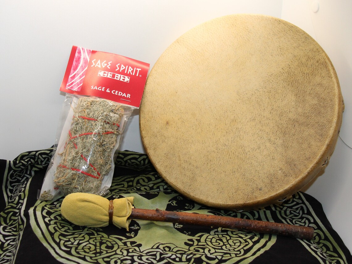 10 Bear Drum Kit Native Drum with Beater Spirit Drum | Etsy