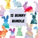 Watercolor Clipart Bundle, Easter Clipart, Easter Bunny Png, Spring ...