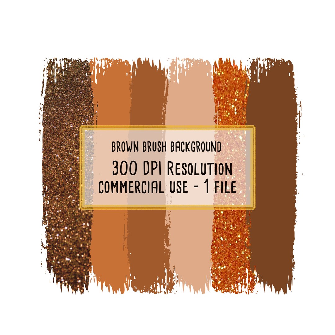 Brown Brush Strokes, Sublimation Print Png, Brush Pattern Clip Art ...
