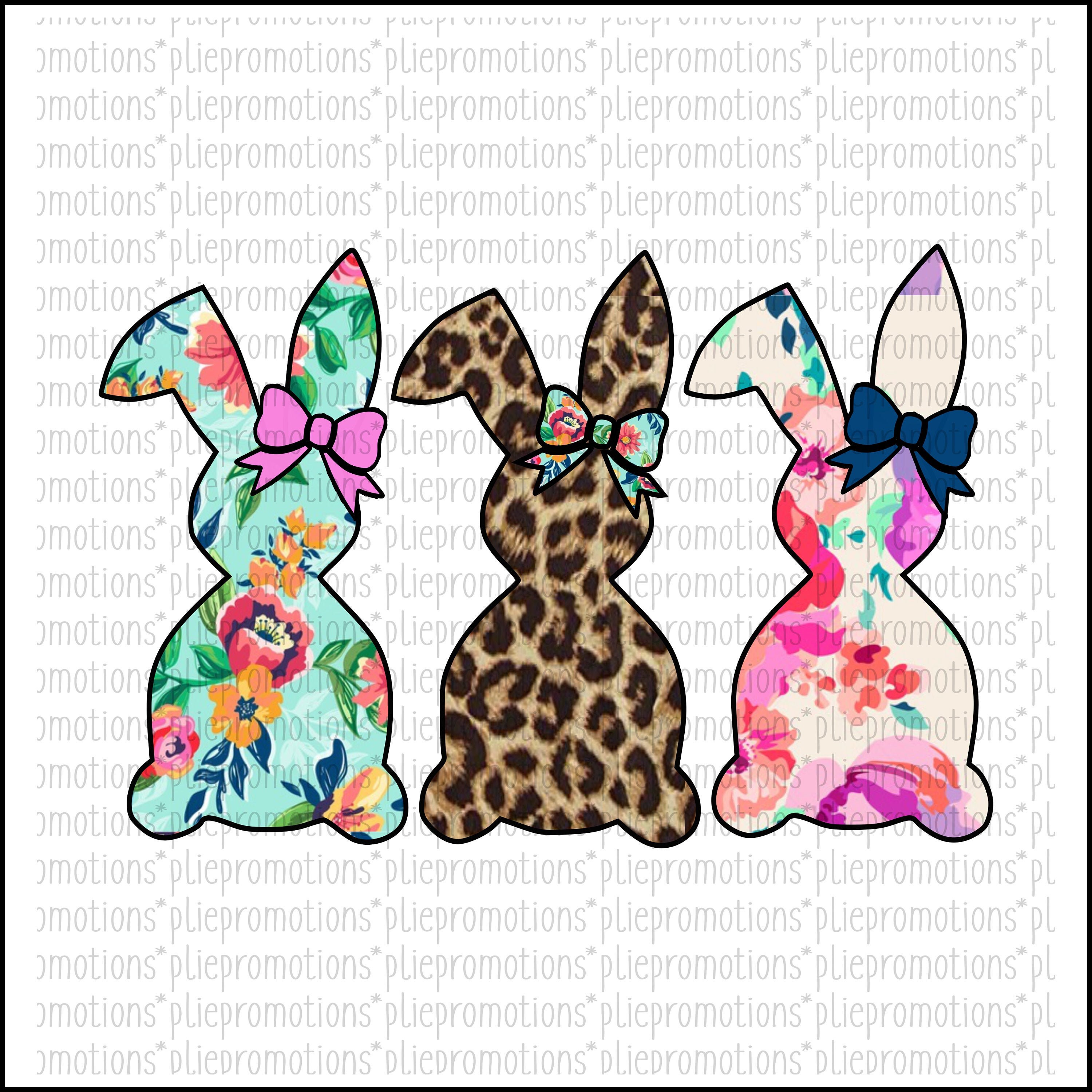 Bunny Prints Clipart