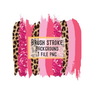 Tie Dye Brush Stroke Bundle, Rainbow Brush Strokes, Individual Brush ...