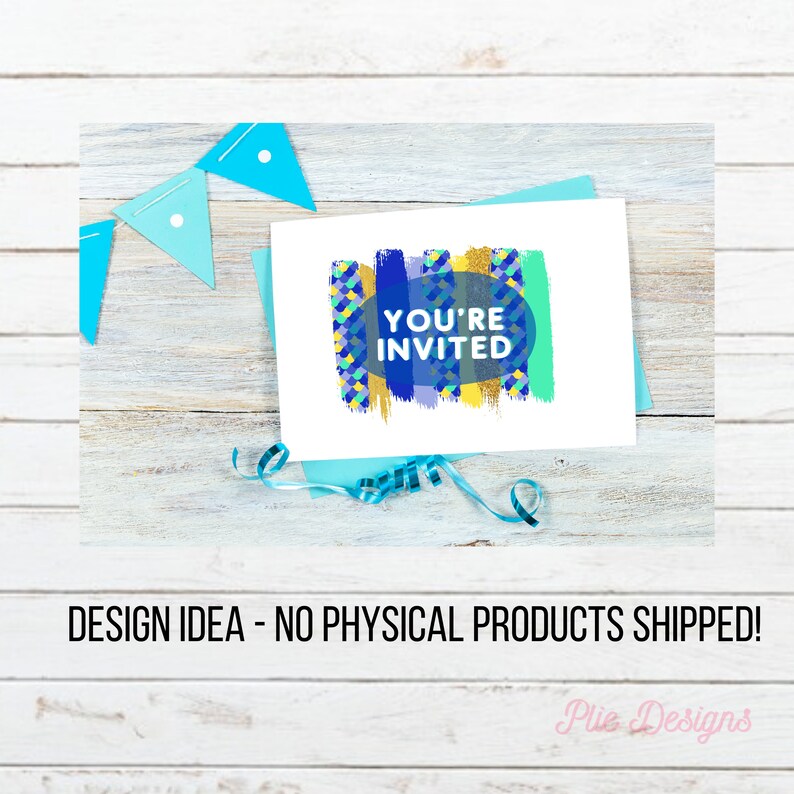 Mermaid Clip Art Mermaid Brush Stroke Mermaid Birthday Party - Etsy