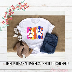 Neon Brush Strokes Cheetah Clip Art Animal Print Design - Etsy