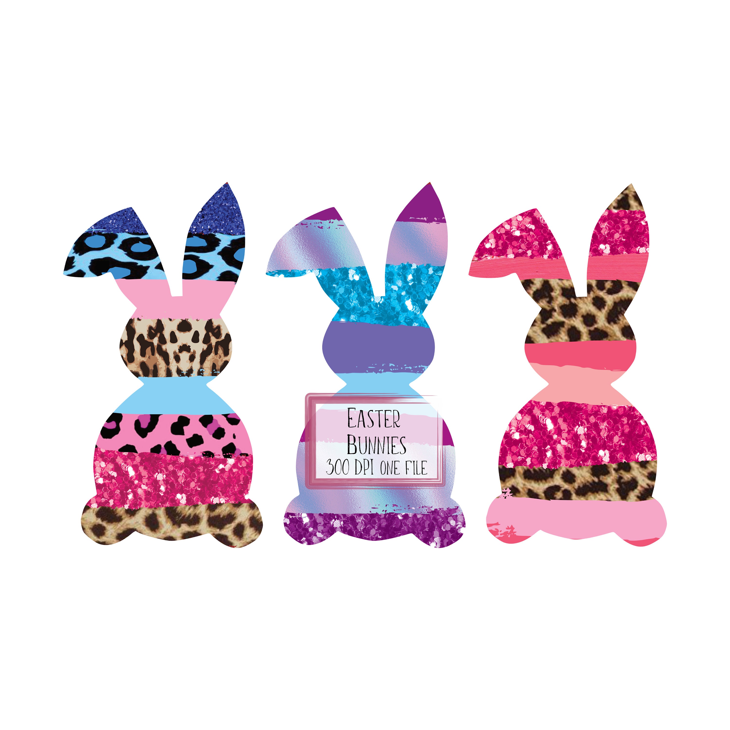 Gold Bunny Watercolor Clipart Easter Bunny Png Glitter - Etsy