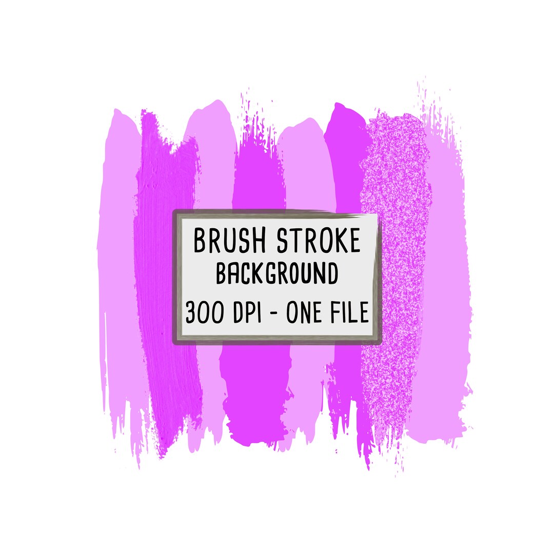 Brush Stroke Purple Background, Sublimation Design, Logo Background ...