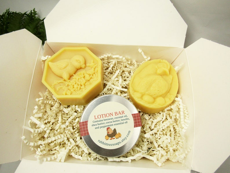 Chicken Soap Gift Set, Lemon Verbena Scented, Lotion Bar - Etsy