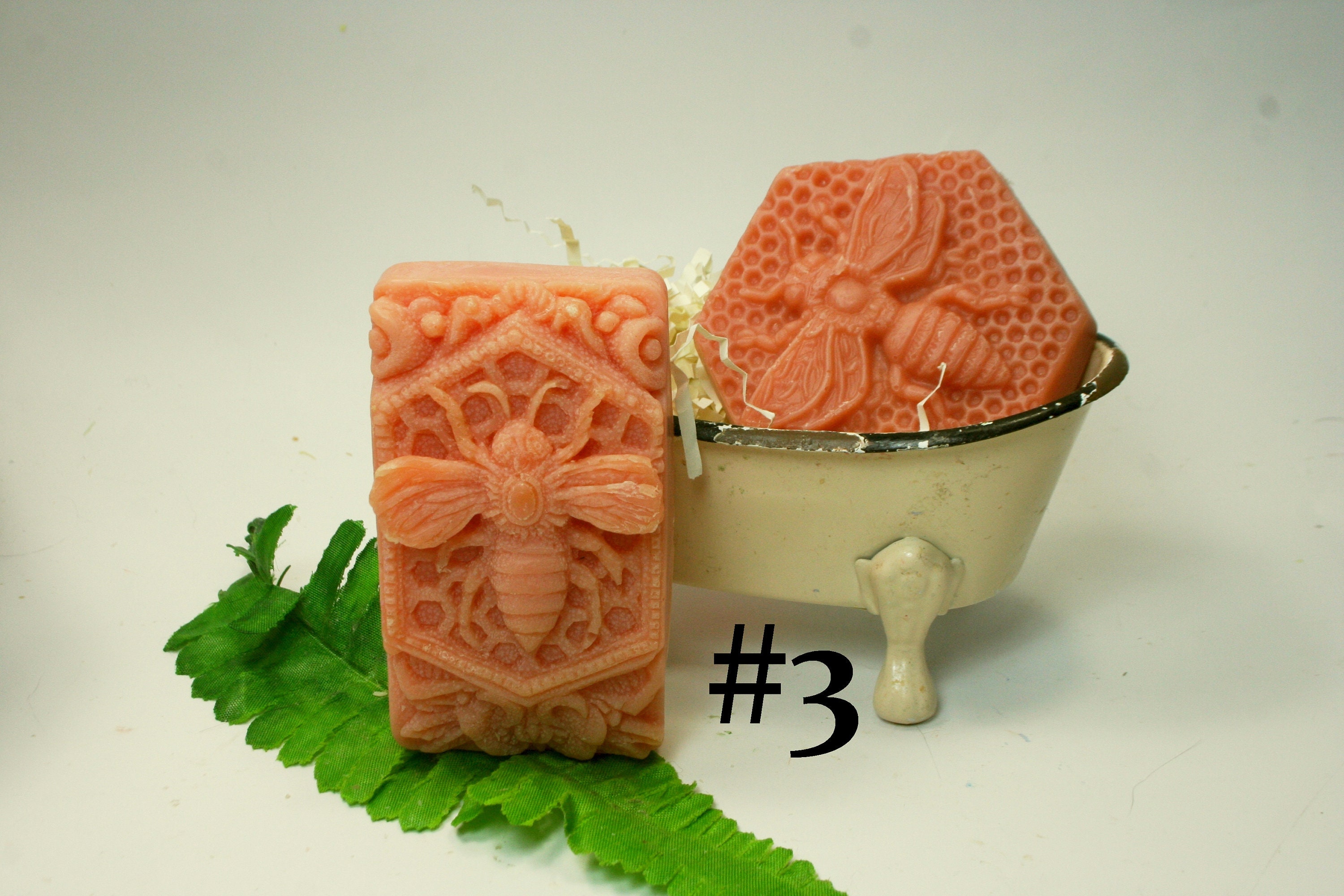 Bee Soap 2 Bars Queen Bee Soaps Save the Bees Honeybee - Etsy