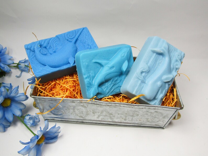 Whale Soap Gift Set, Narwhal, Orca, and Sperm Whale Soap, Gift for ...