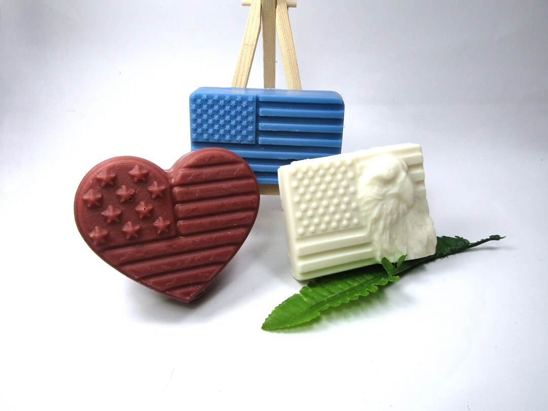 Americana Gift, Patriotic Gift Soap Set, Gift for Veteran, Love America ...