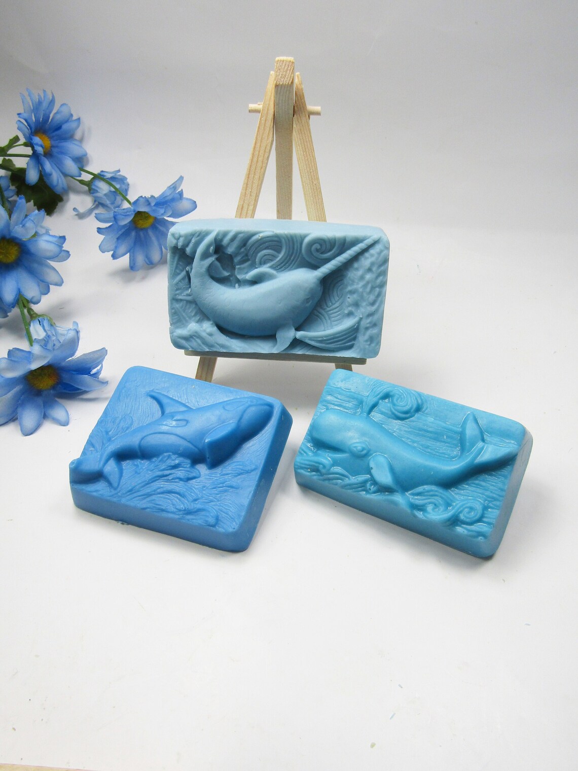 Whale Soap Gift Set, Narwhal, Orca, and Sperm Whale Soap, Gift for ...