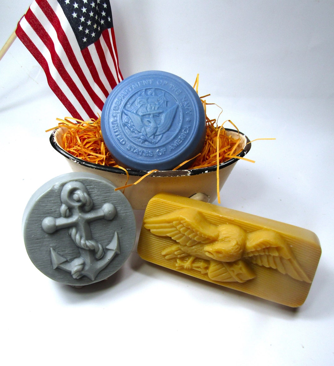 Handmade Navy Soap Set – Military Gift, USN Gift - Etsy
