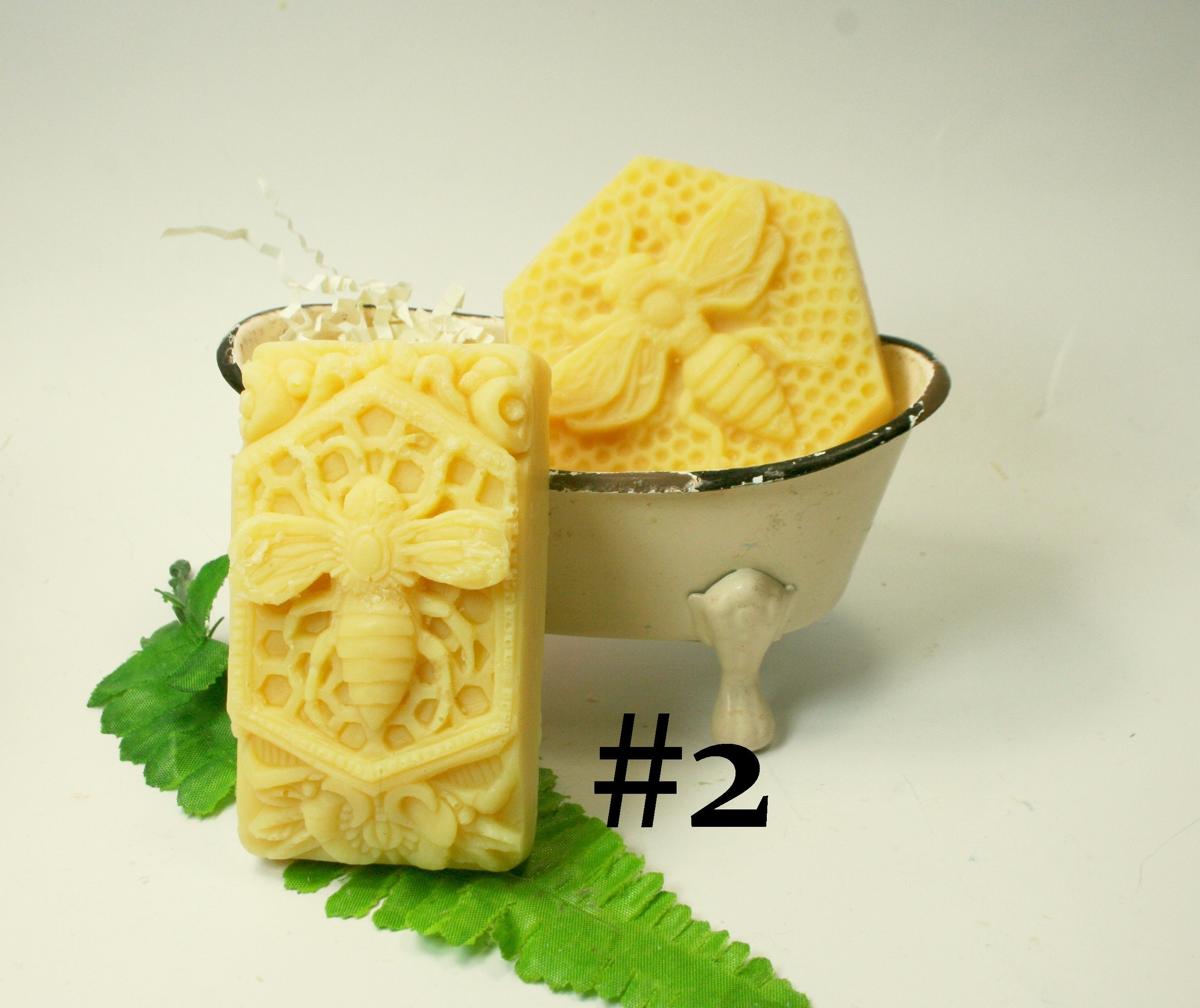 Bee Soap 2 Bars Queen Bee Soaps Save the Bees Honeybee - Etsy