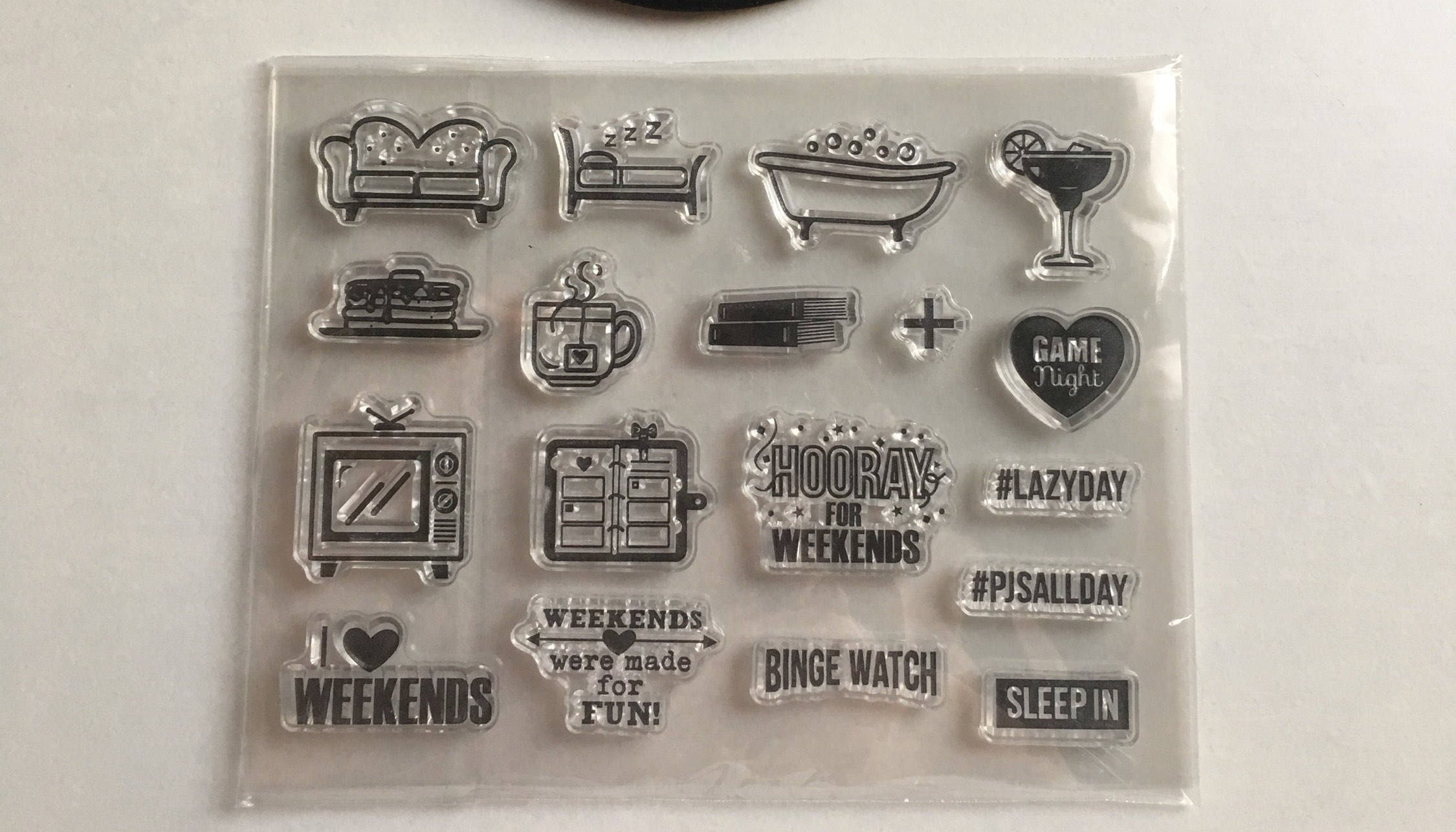 Planner Stamps Daily Life Planner Stamps Clear Stamps for | Etsy