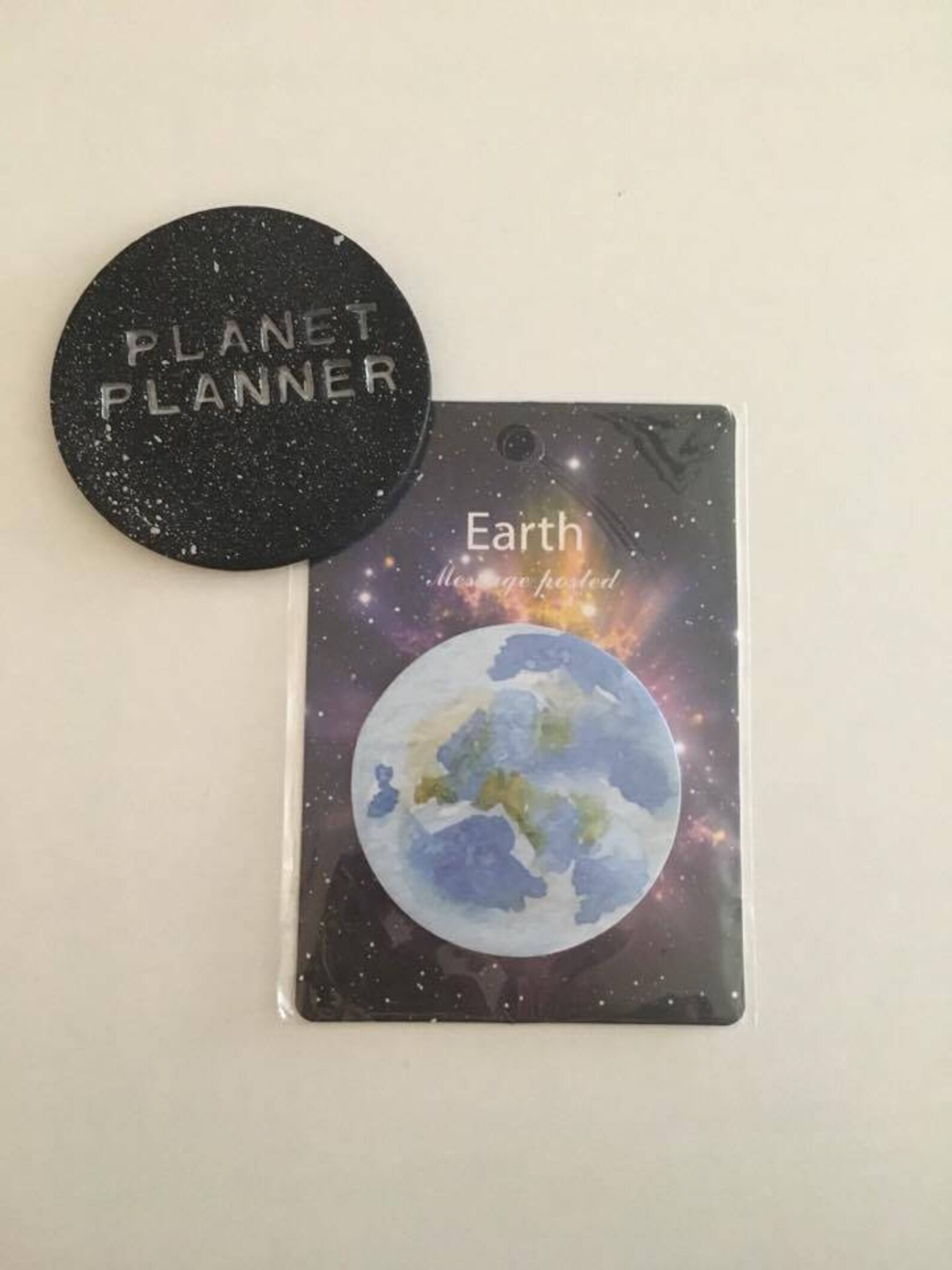 Moon Sticky Notes Earth Sticky Notes Moon Paper Space - Etsy