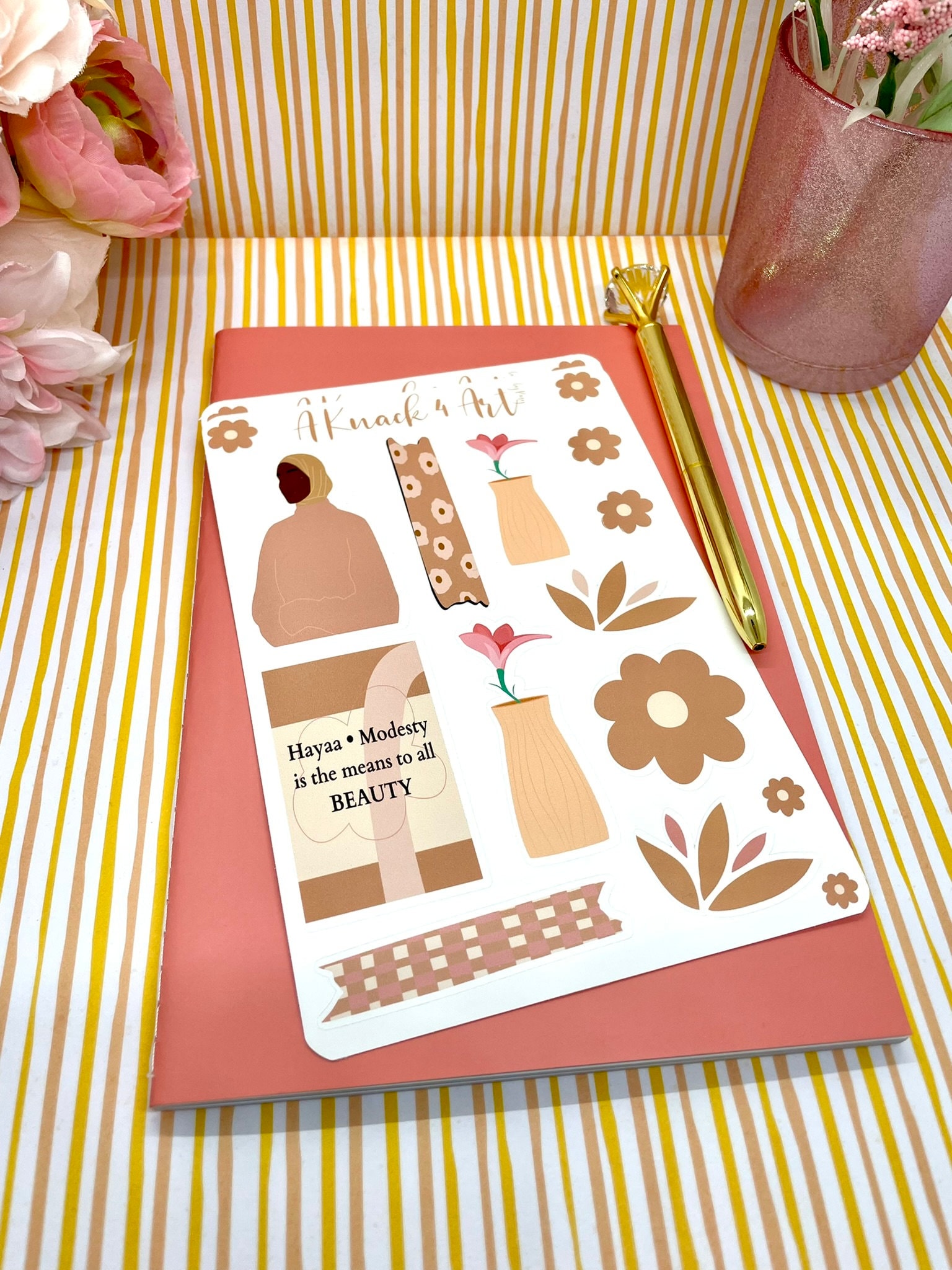 Modesty is the Means to All Beauty Islamic Reminder Stickers - Etsy