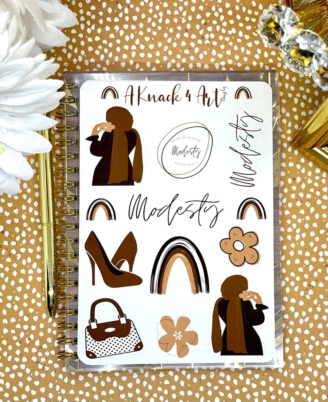 Dear Muslimah, Modesty is Precious , Planner Stickers, Islamic Reminder ...
