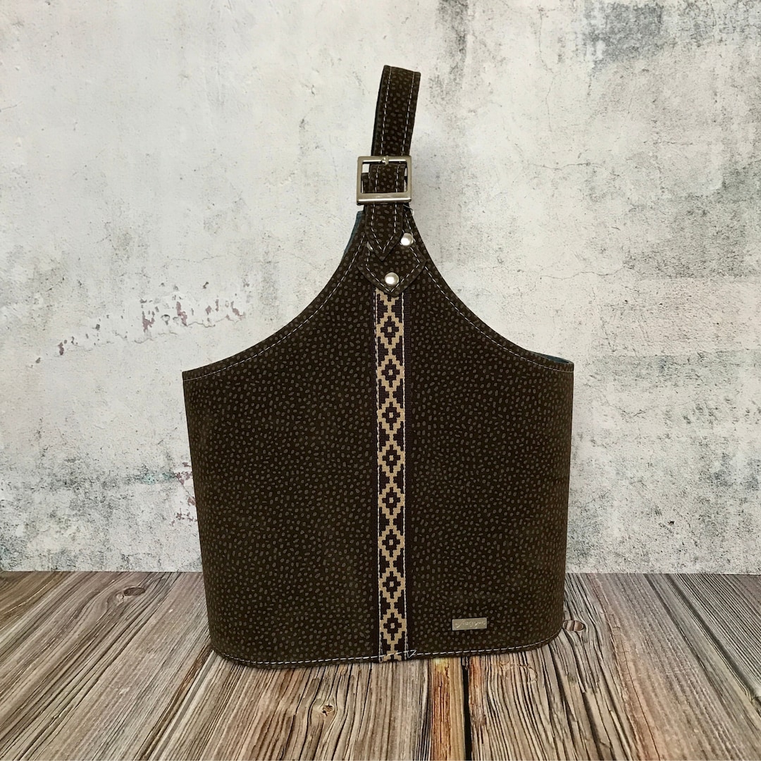 Matera Bag , Open, Faux Capybara Leather Take Your Mate on the Go simil ...