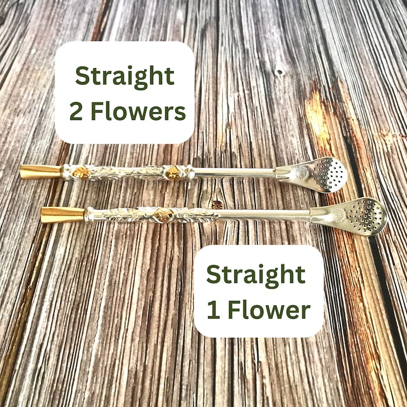 Artisanal German Silver Bombilla & Gold Plating, Made in Argentina ...