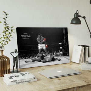 Handmade Iconic Boxing Victory Art Print Classic Sports Triumph Wall ...
