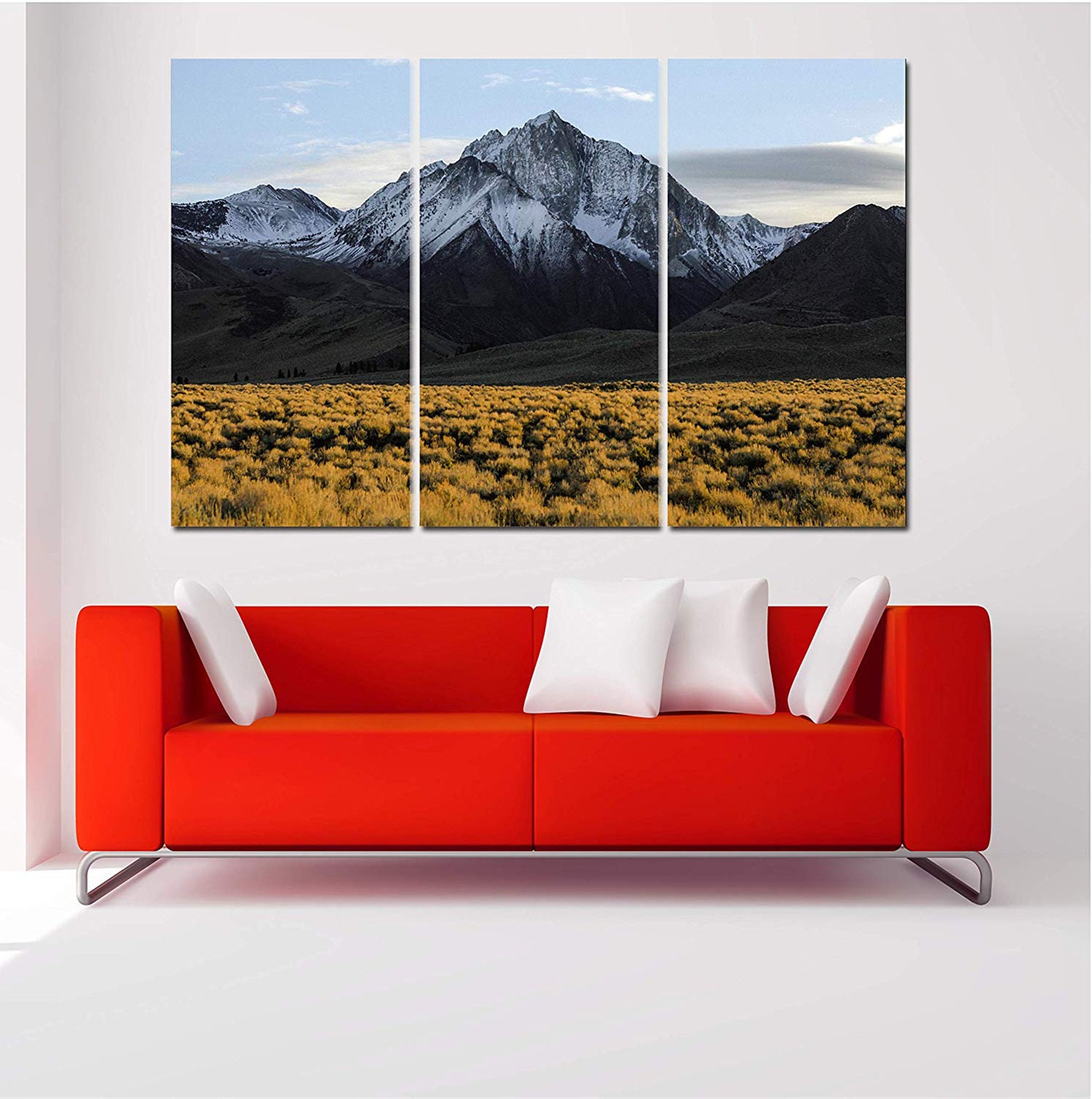 3 Panel Canvas Prints Your Photos Landscape Painting Wall Art - Etsy