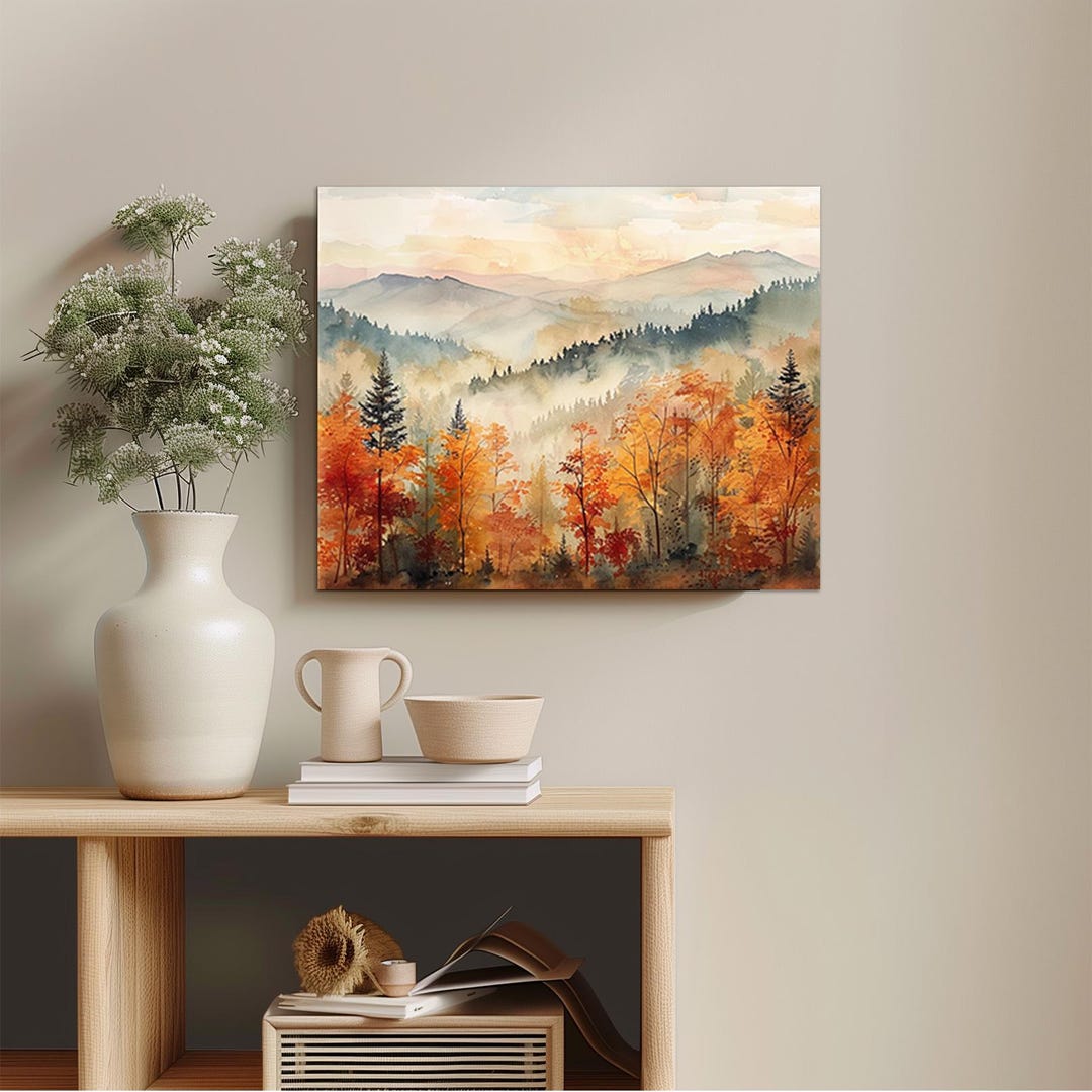 Rustic Botanical and Landscape Wall Art Set – American-made Nature ...