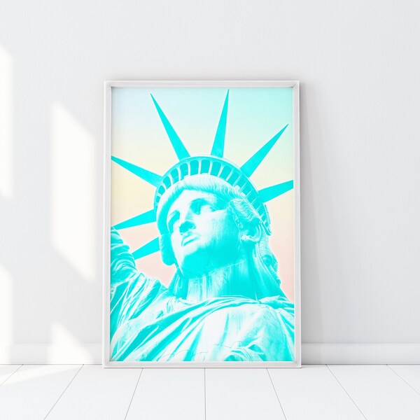 Statue of Liberty Pop Art - Etsy