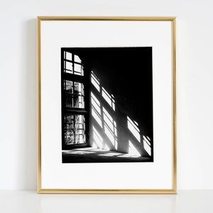 Window Light Beam Print, Let the Light in Poster, Rays of Light ...